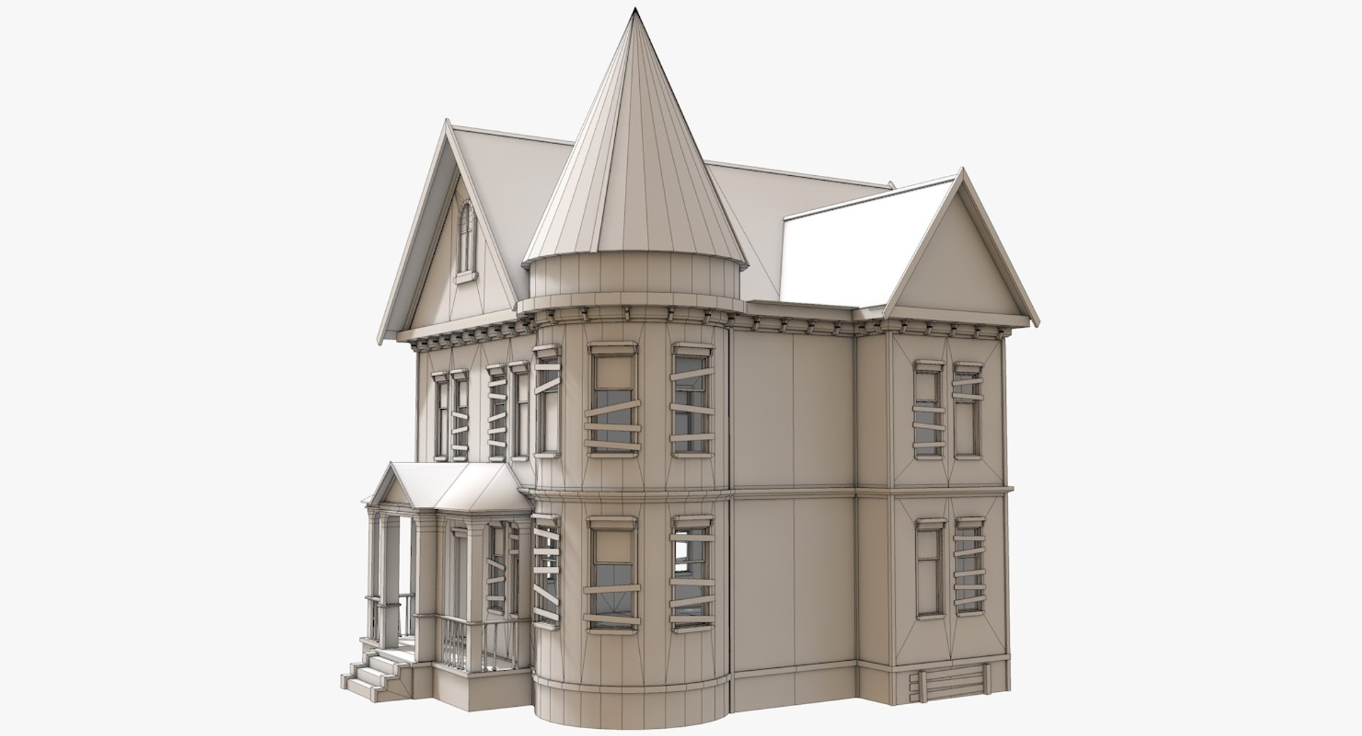 Old house interior 3D - TurboSquid 1153195