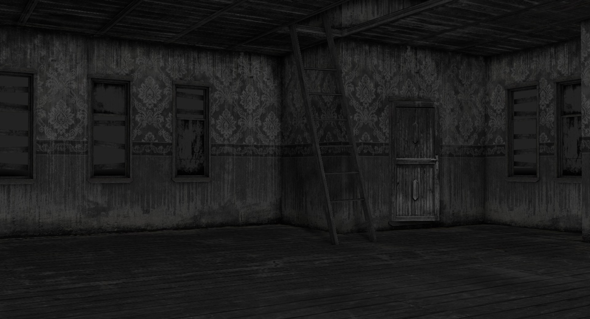 Old house interior 3D - TurboSquid 1153195