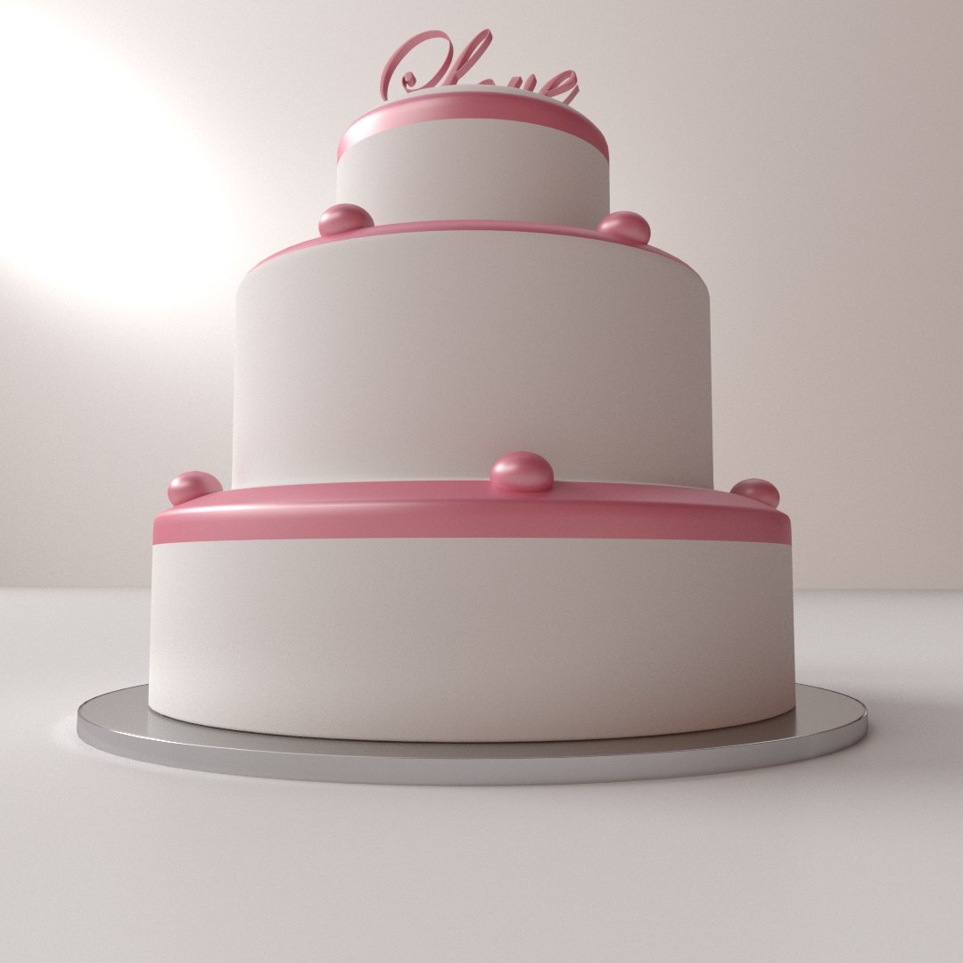3D Wedding Cake Model | 1146697 | TurboSquid
