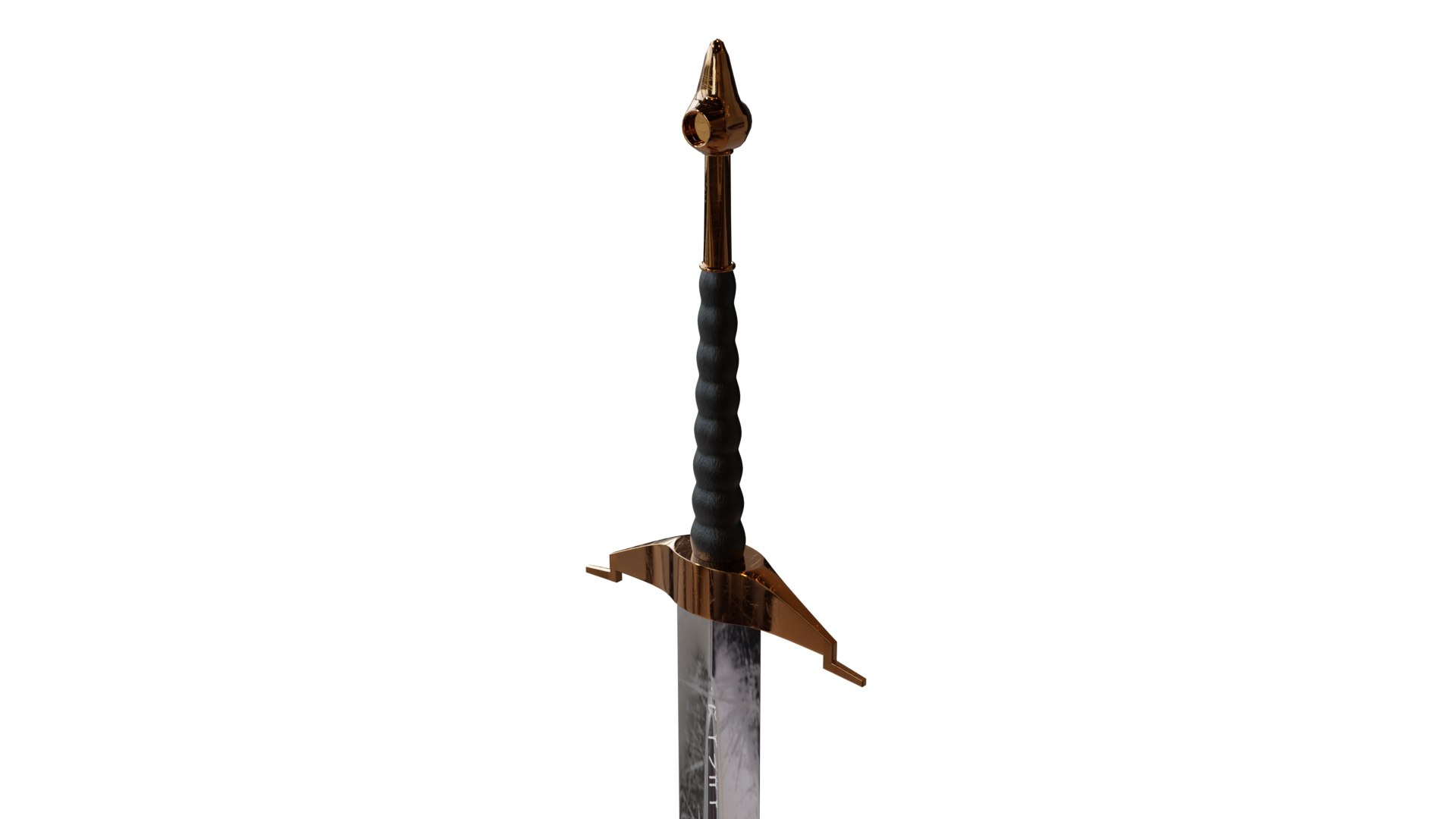 3D Medieval Metal Sword Vintage Gameready 3D Model - TurboSquid 2078348