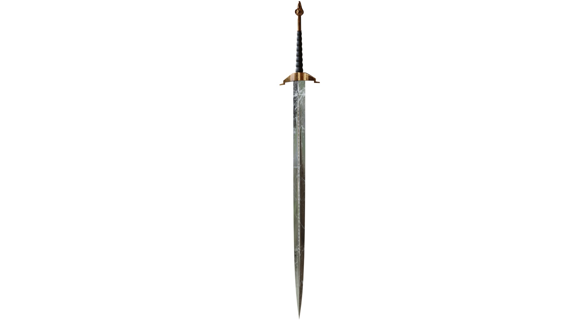 3D Medieval Metal Sword Vintage Gameready 3D Model - TurboSquid 2078348