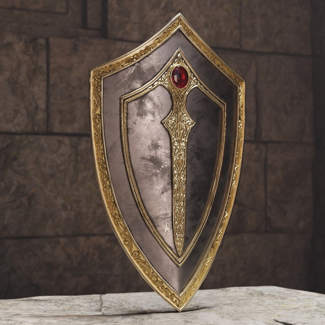 3D Realistic Game Ready Shield Set 01 - TurboSquid 2432989