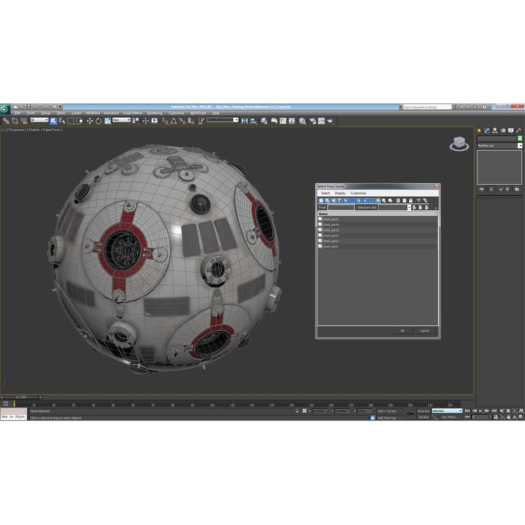 Star Wars Training Droid 3d 3ds