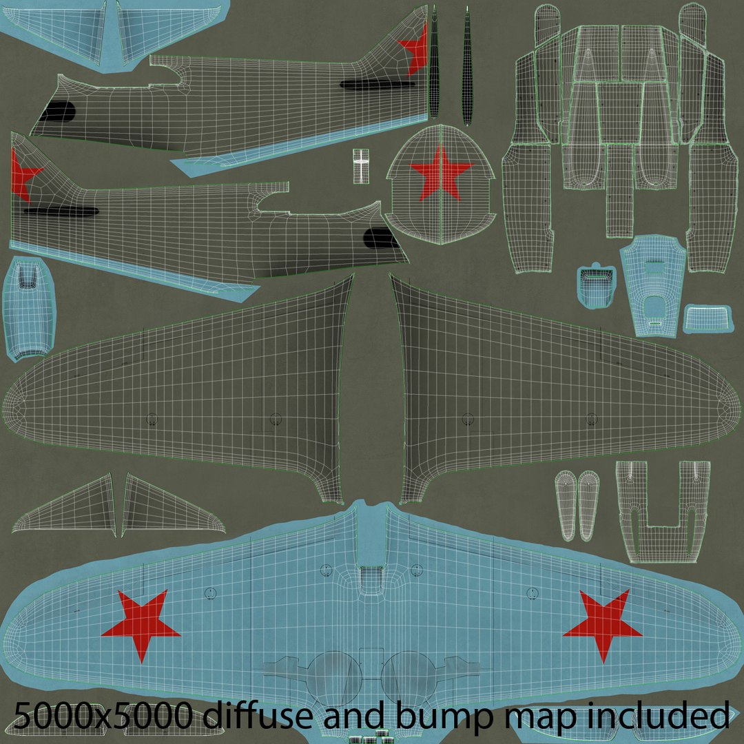 Lagg-3 Fighter 3d Max