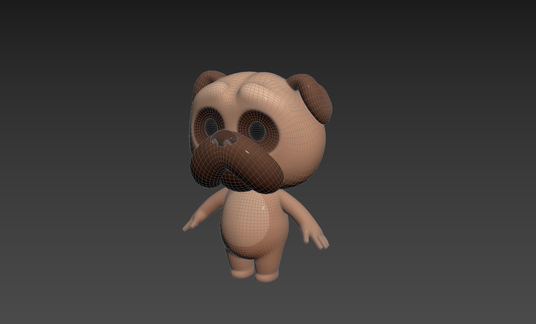 Character191 Pug 3D Model - TurboSquid 1962037