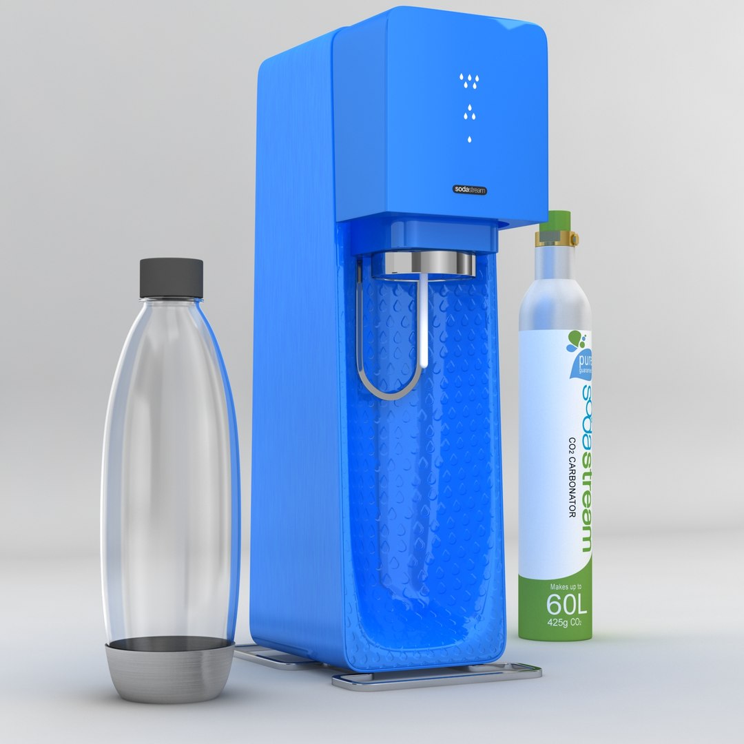 Sodastream Source Blue 3d Model