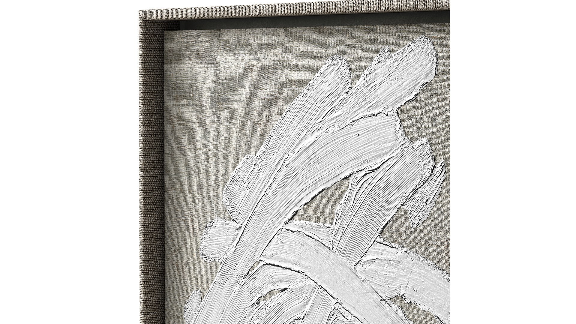 3D Plaster Brushstroke Wall Decor By Palecek - TurboSquid 2252840