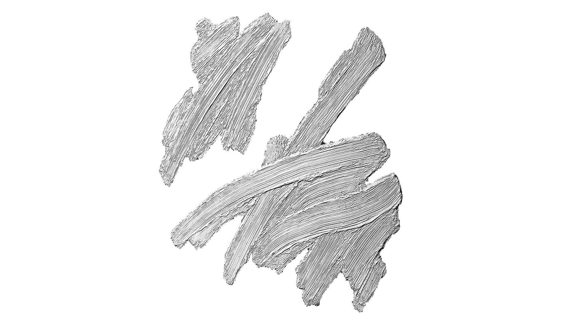 3D Plaster Brushstroke Wall Decor By Palecek - TurboSquid 2252840