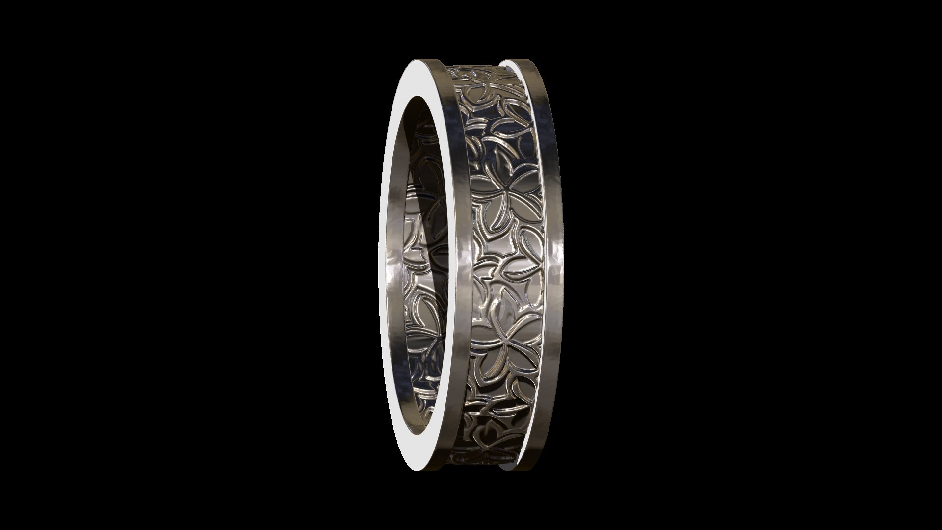 3D Flower Detailed Unisex Ring 3D Print Model - TurboSquid 2153609