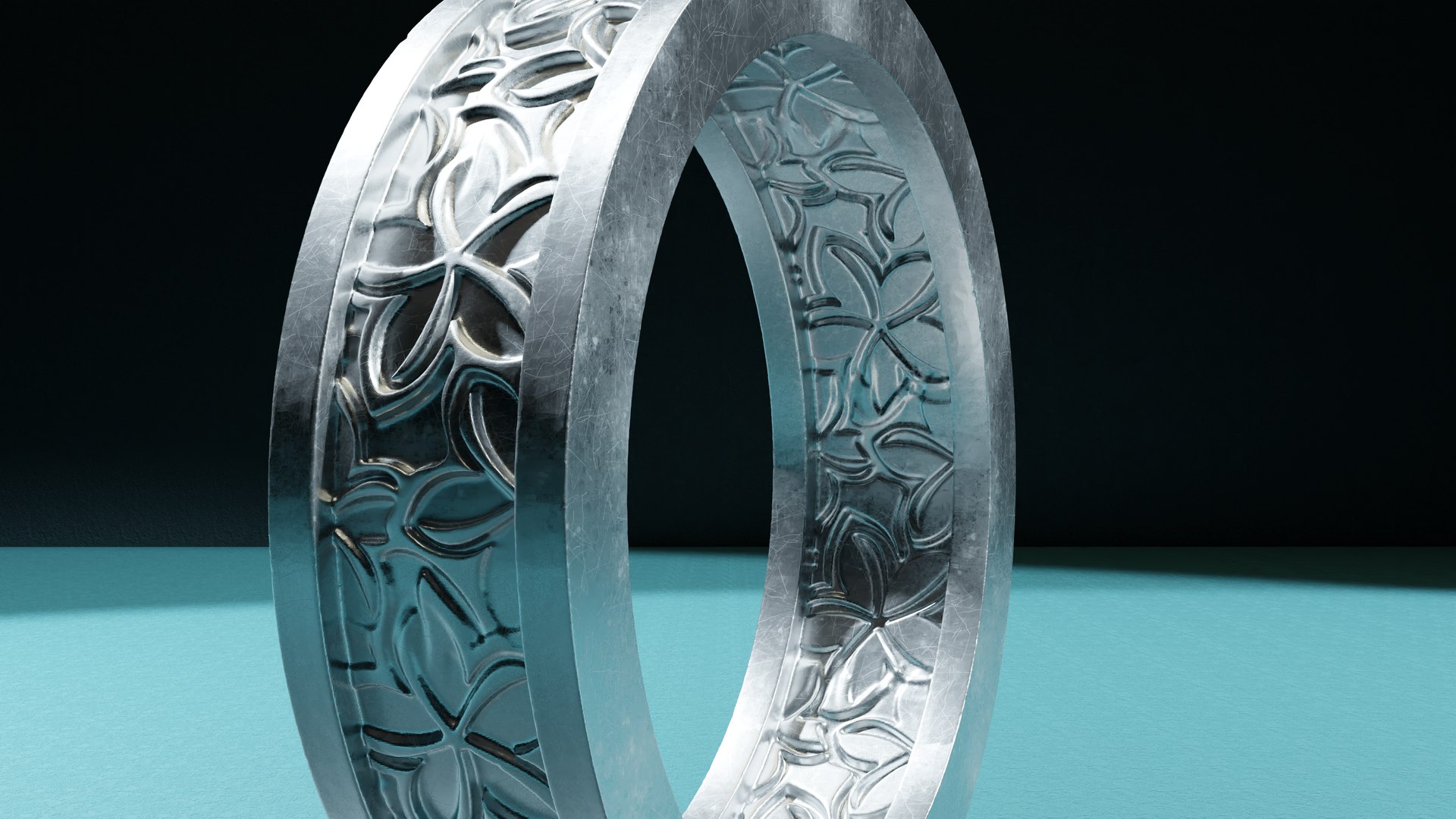 3D Flower Detailed Unisex Ring 3D Print Model - TurboSquid 2153609