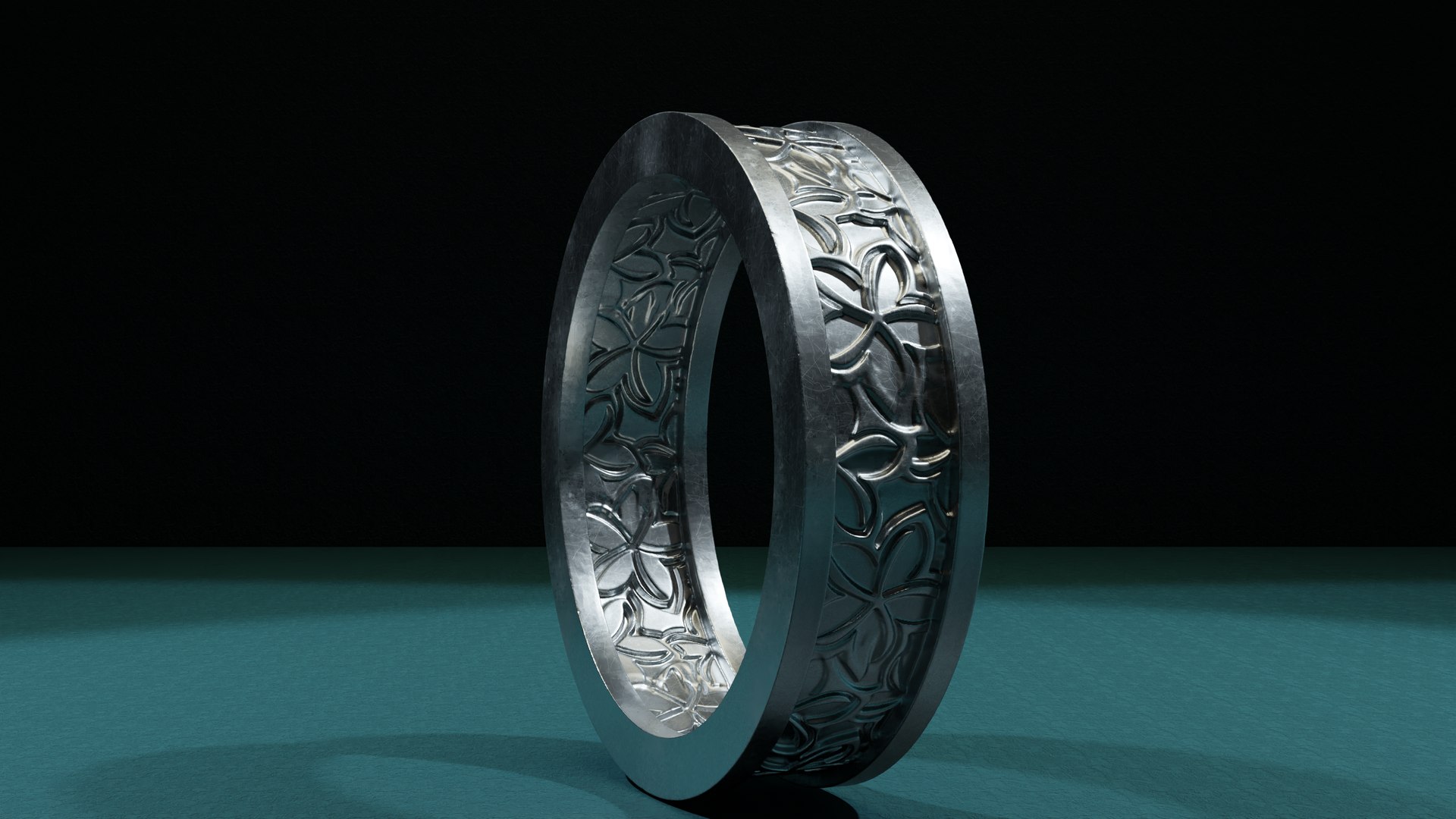 3D Flower Detailed Unisex Ring 3D Print Model - TurboSquid 2153609