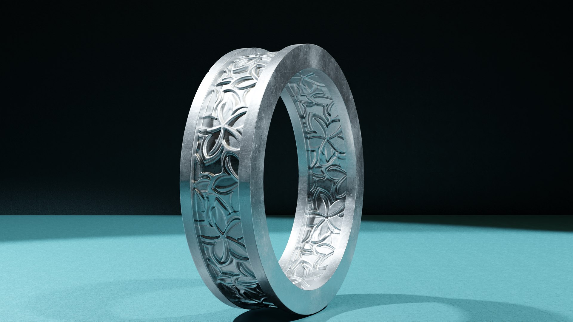 3D Flower Detailed Unisex Ring 3D Print Model - TurboSquid 2153609