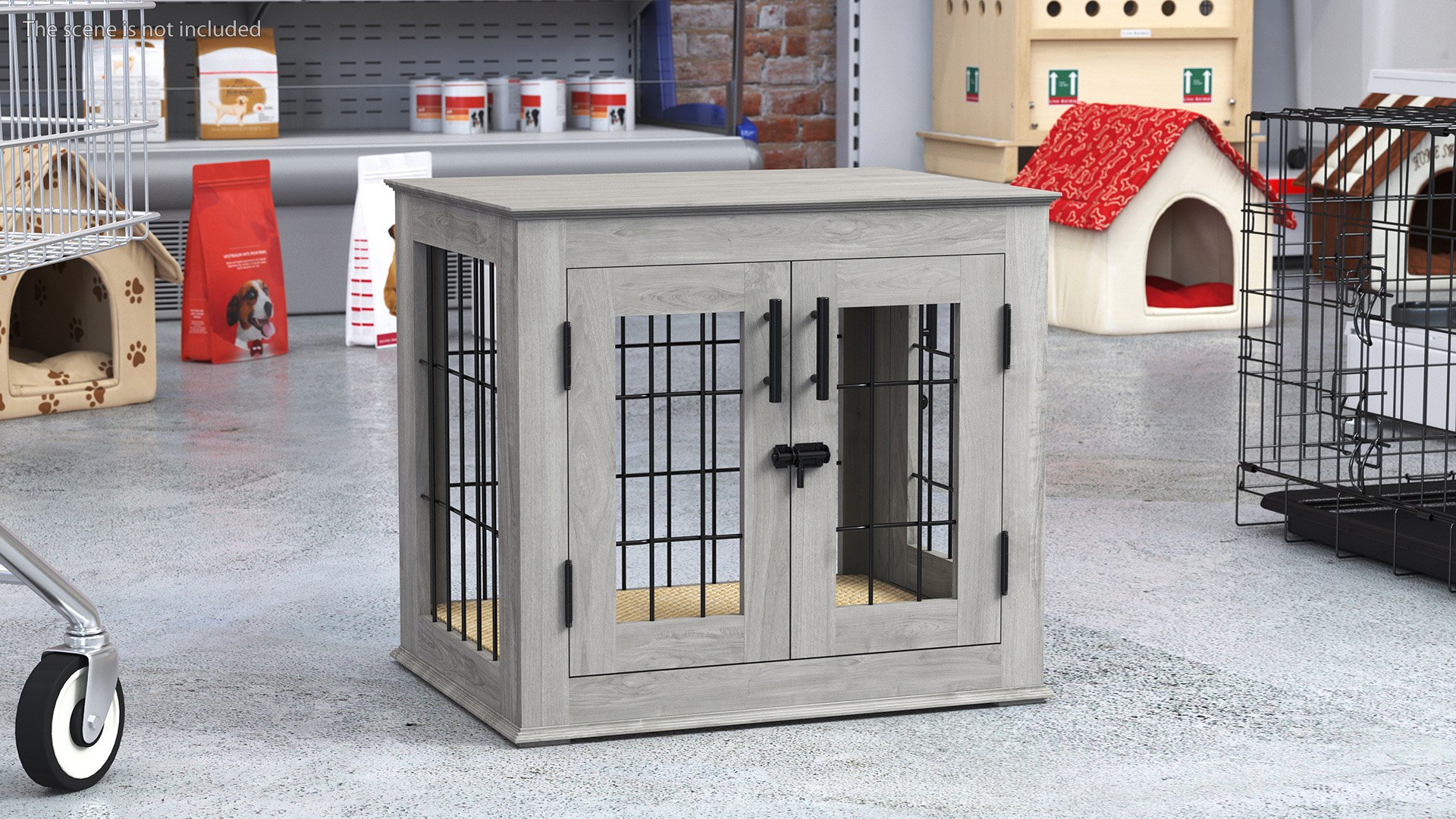 Designer Dog Crate Furniture White 3D Model - TurboSquid 2167645
