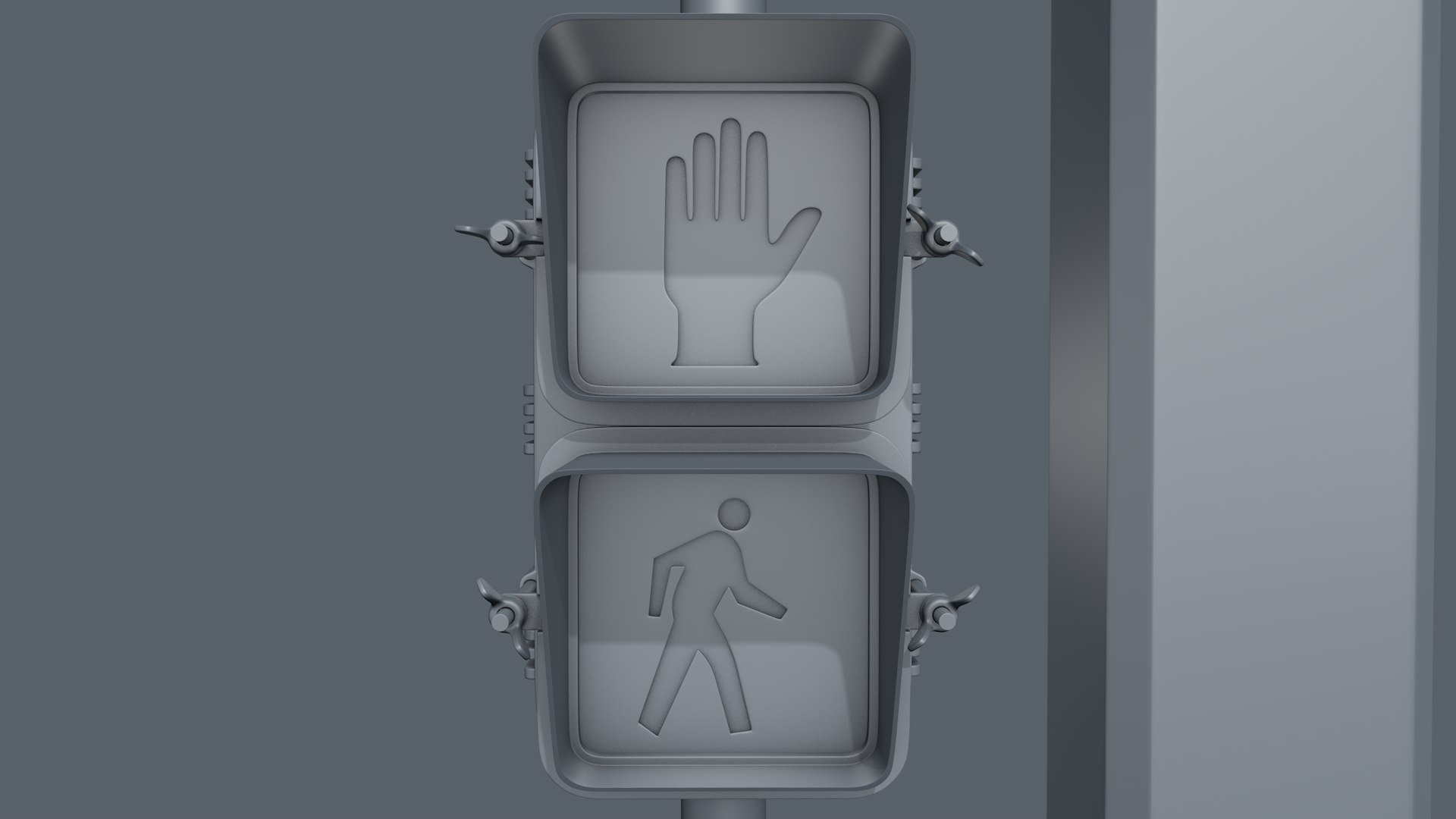 Walk Crossing Light model - TurboSquid 1908843