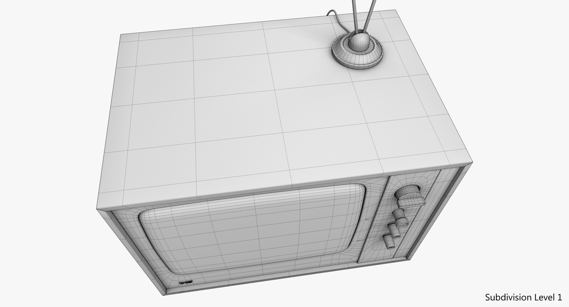 3D tv set - TurboSquid 1291869