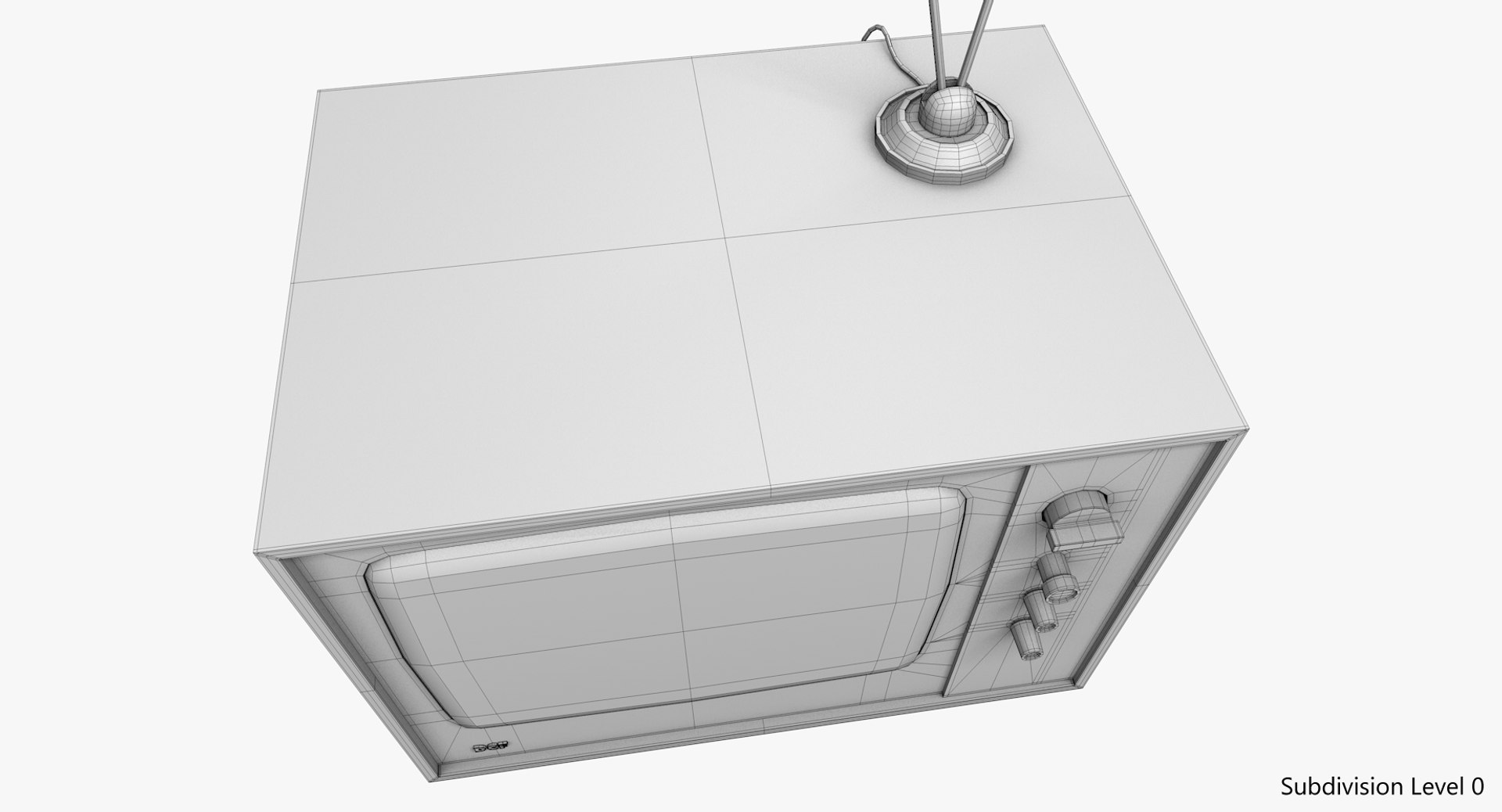 3D tv set - TurboSquid 1291869