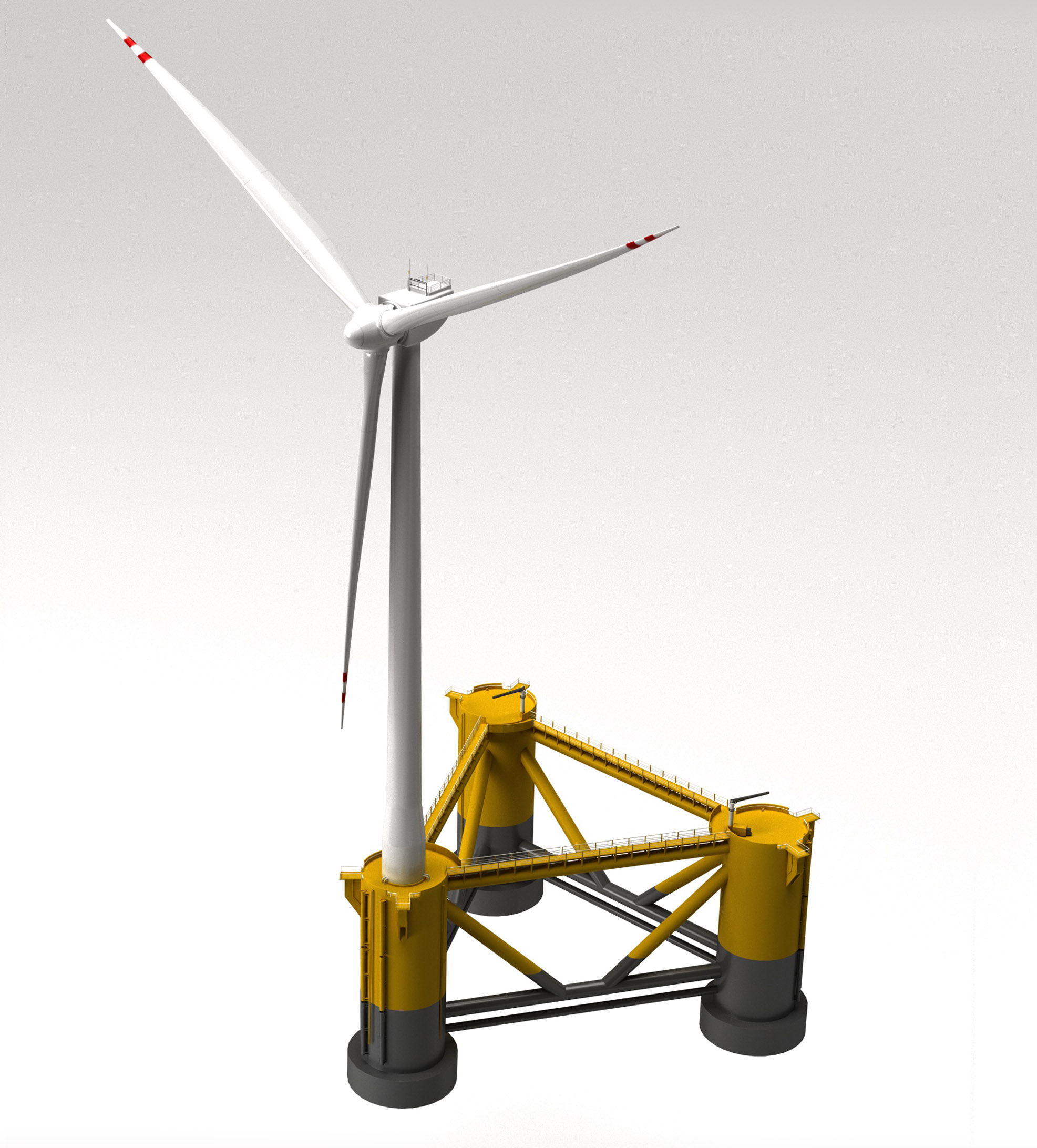 Offshore wind farm model - TurboSquid 1940976