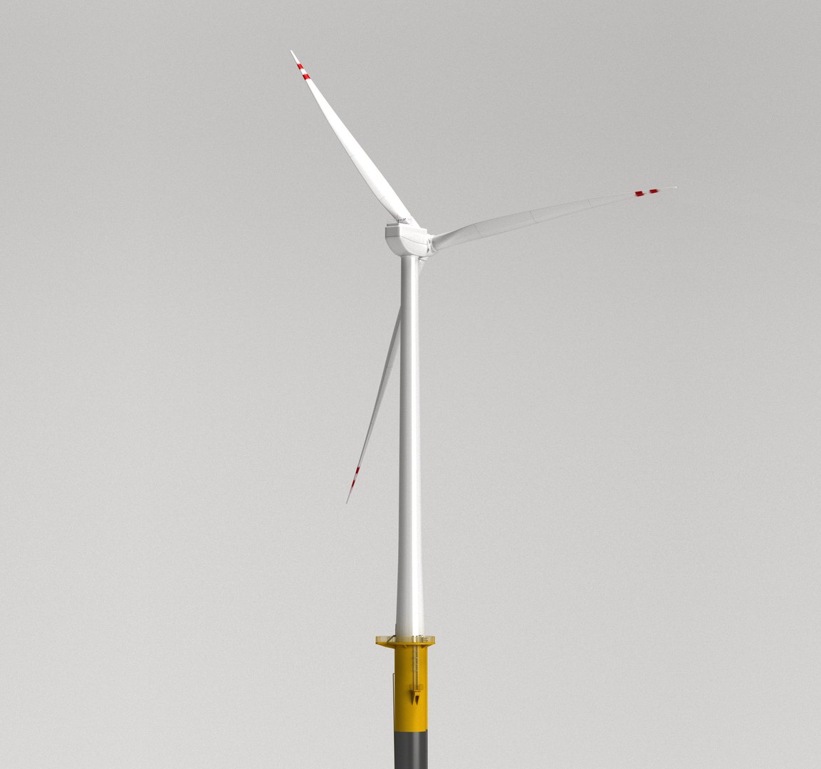 Offshore wind farm model - TurboSquid 1940976