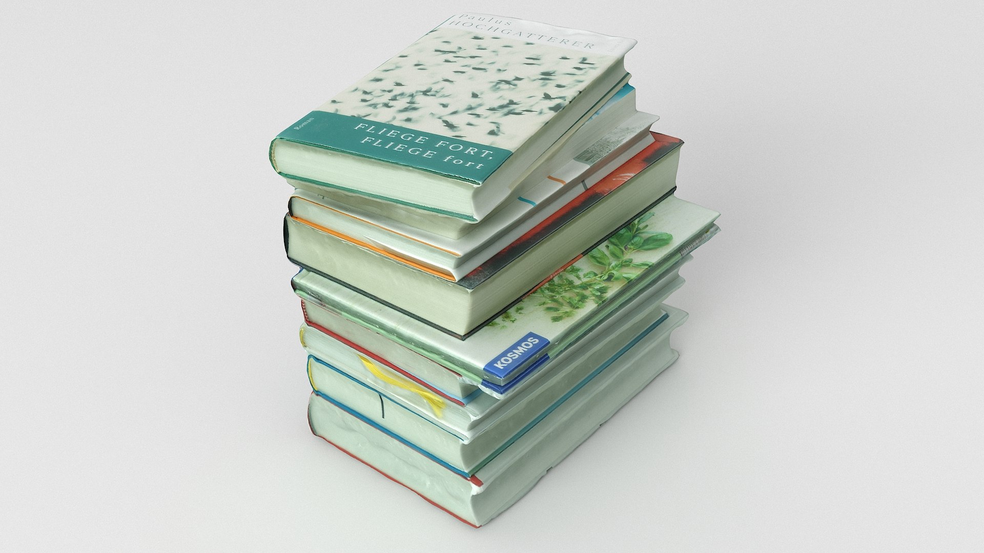 Pile Books 3D Model - TurboSquid 1703350