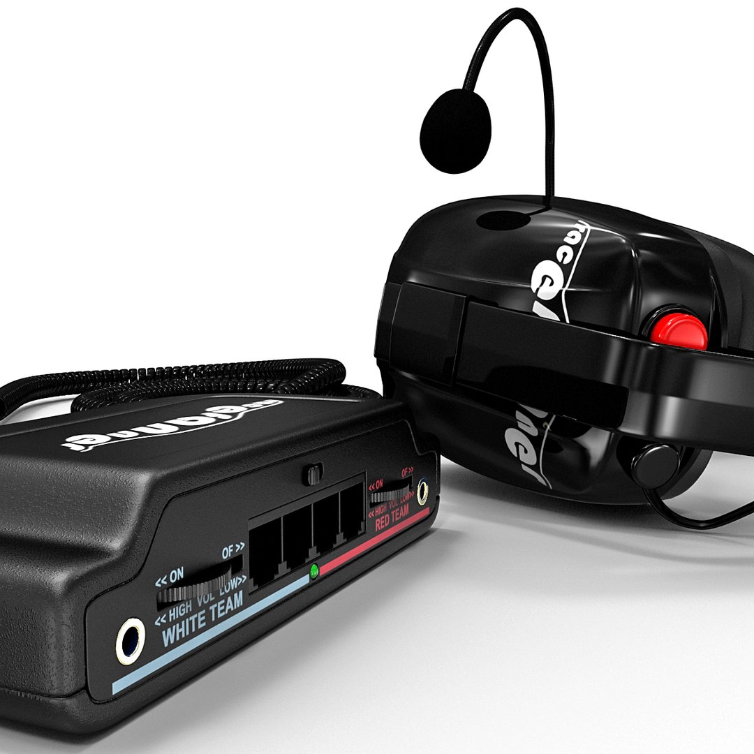 Race Scanner Intercom Racefanner 3d Model