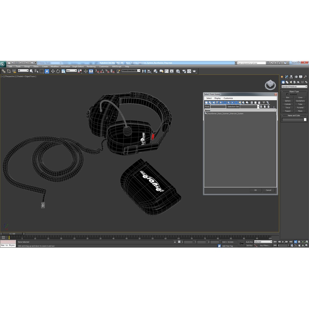 Race Scanner Intercom Racefanner 3d Model