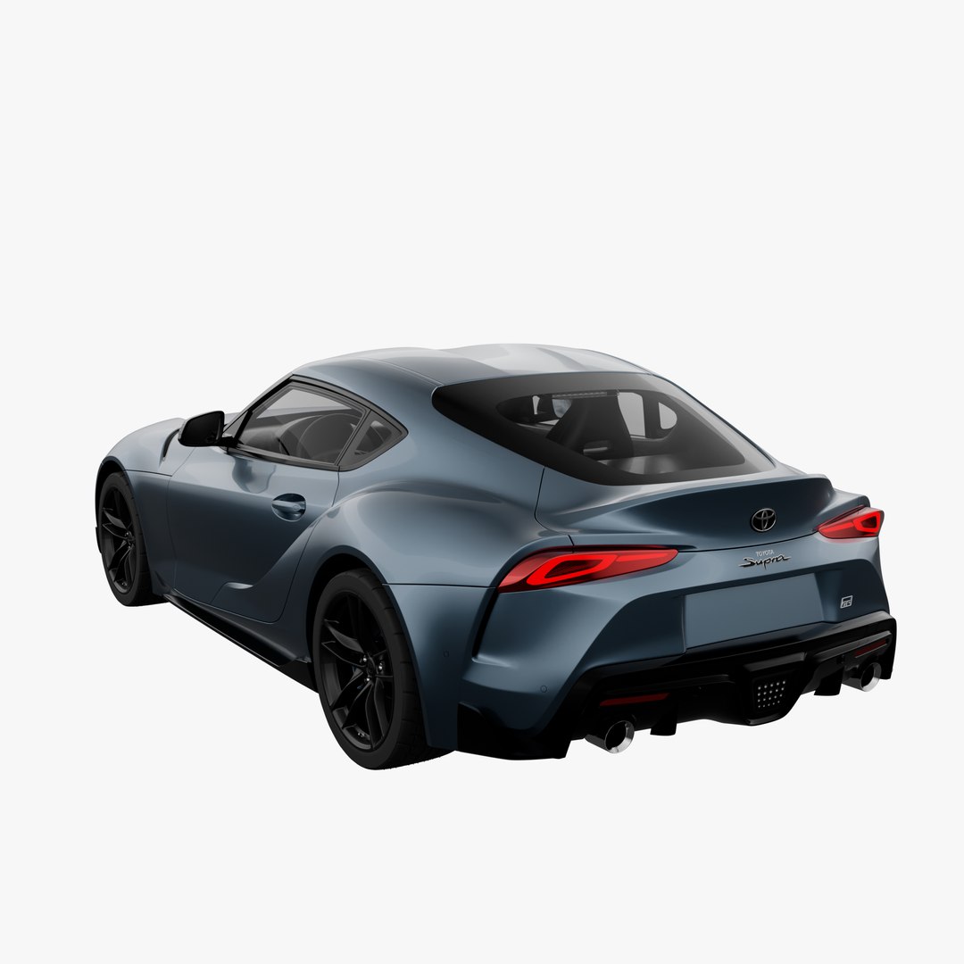 Rigged Toyota Supra 2020 3D Model - TurboSquid 2040661