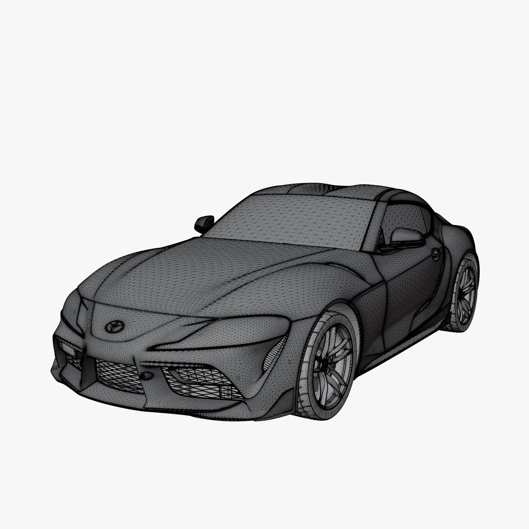 Rigged Toyota Supra 2020 3D model - TurboSquid 2040661