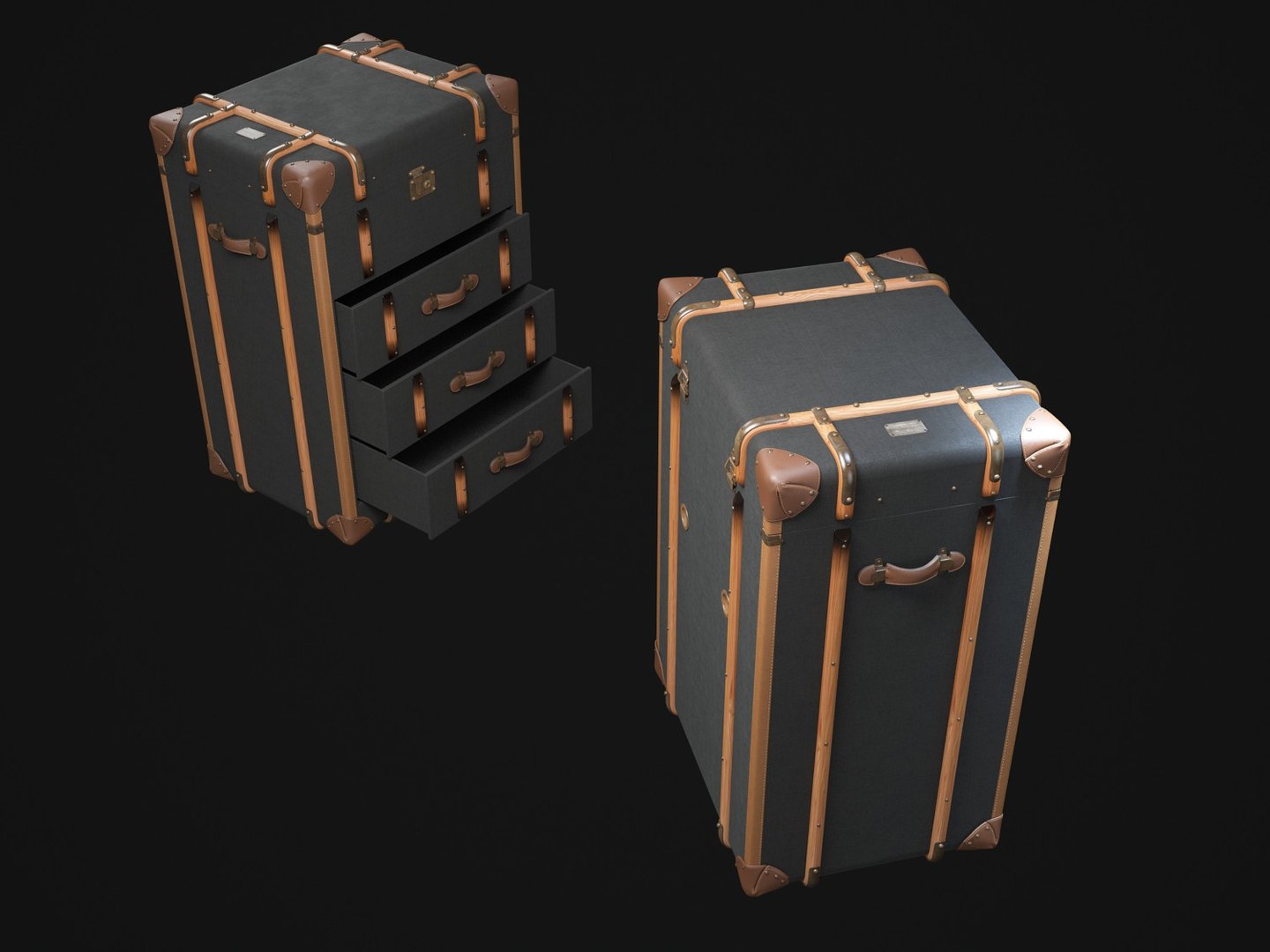3d richards -trunk-small-chest model