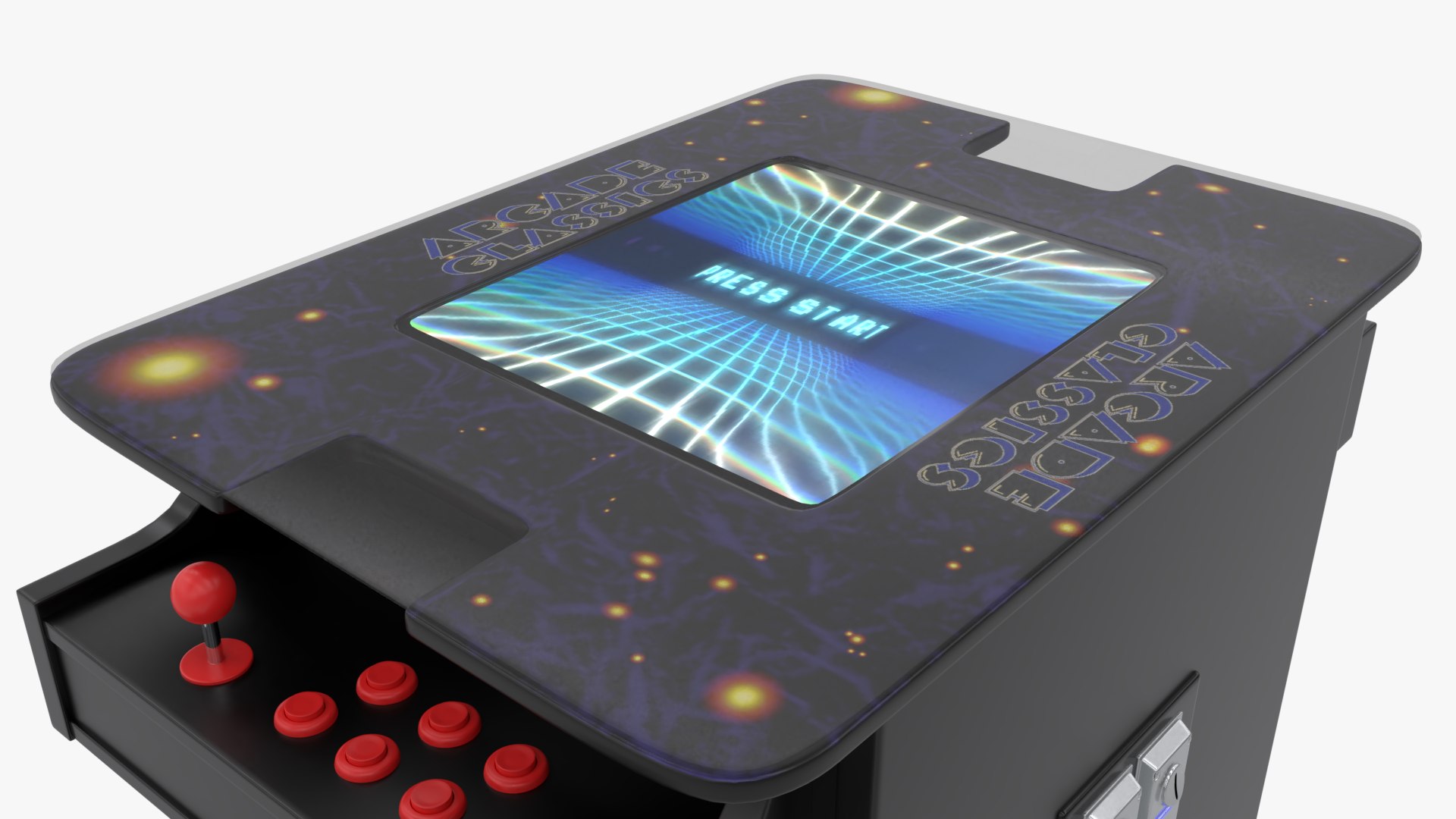 Cocktail Arcade Games Cabinet 3D Model - TurboSquid 1659759