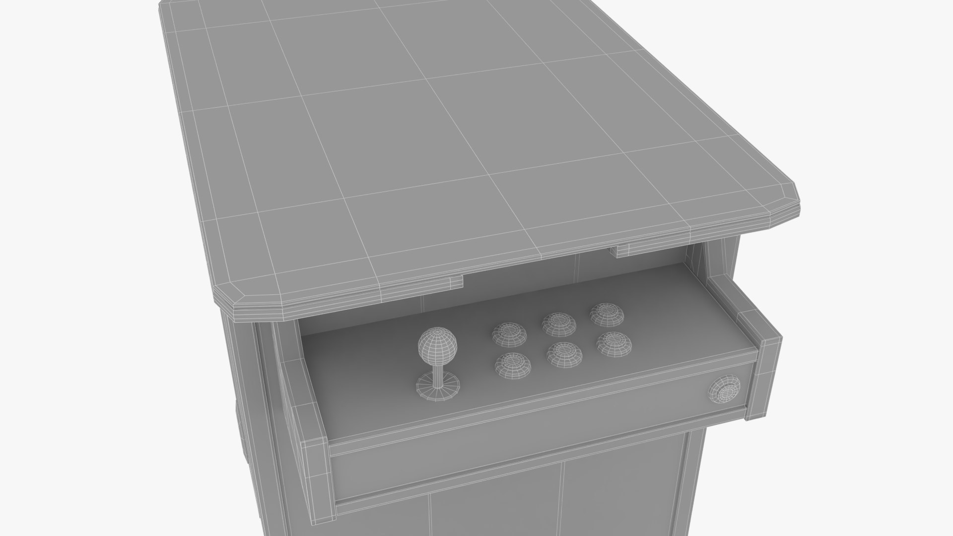 Cocktail Arcade Games Cabinet 3D Model - TurboSquid 1659759