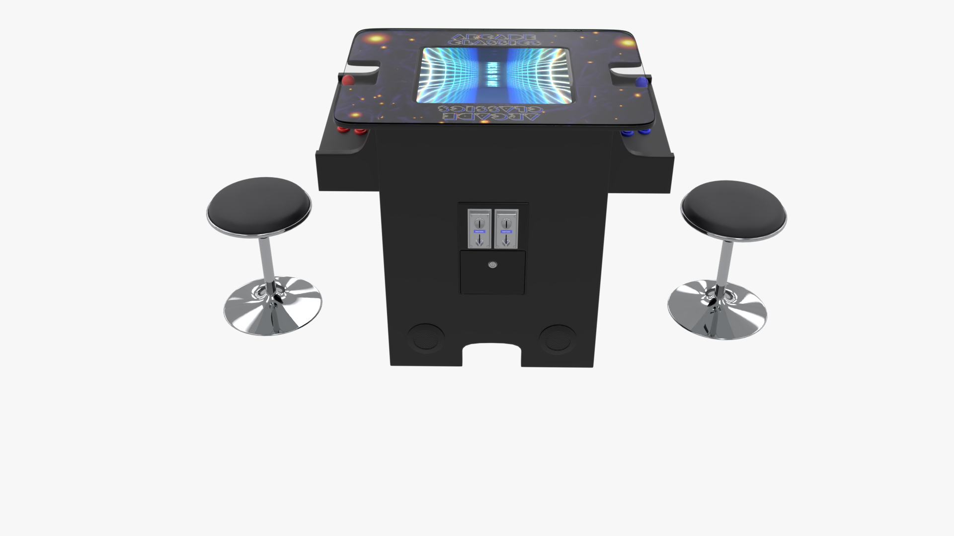 Cocktail Arcade Games Cabinet 3D Model - TurboSquid 1659759
