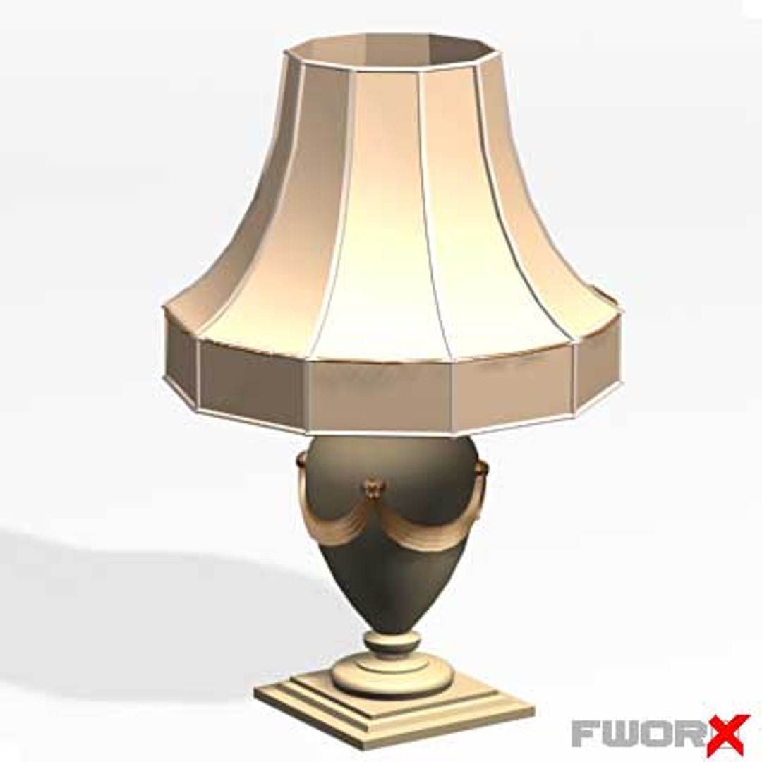 Table Lamp 3d Model