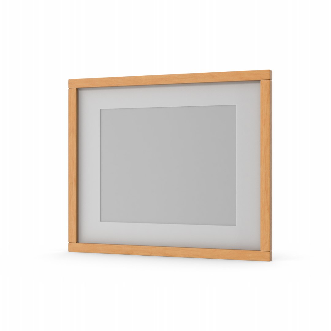 3D Wooden Wall Picture Frame - TurboSquid 2056325