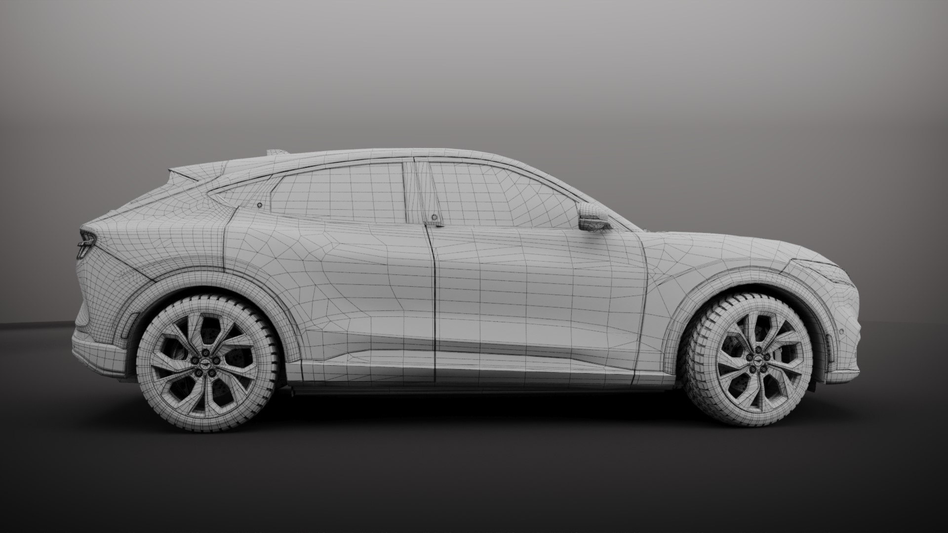 FORD MUSTANG MACH-E 2021 3D Model - TurboSquid 1911289