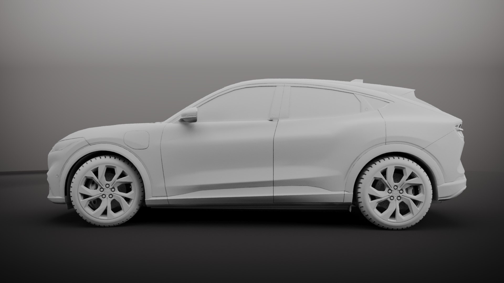 FORD MUSTANG MACH-E 2021 3D Model - TurboSquid 1911289