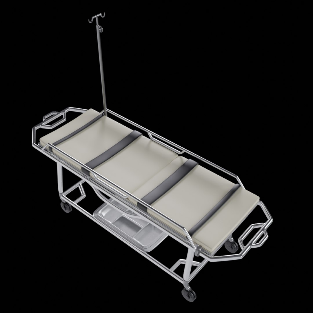 Rolling Stretcher 3D - TurboSquid 1800540
