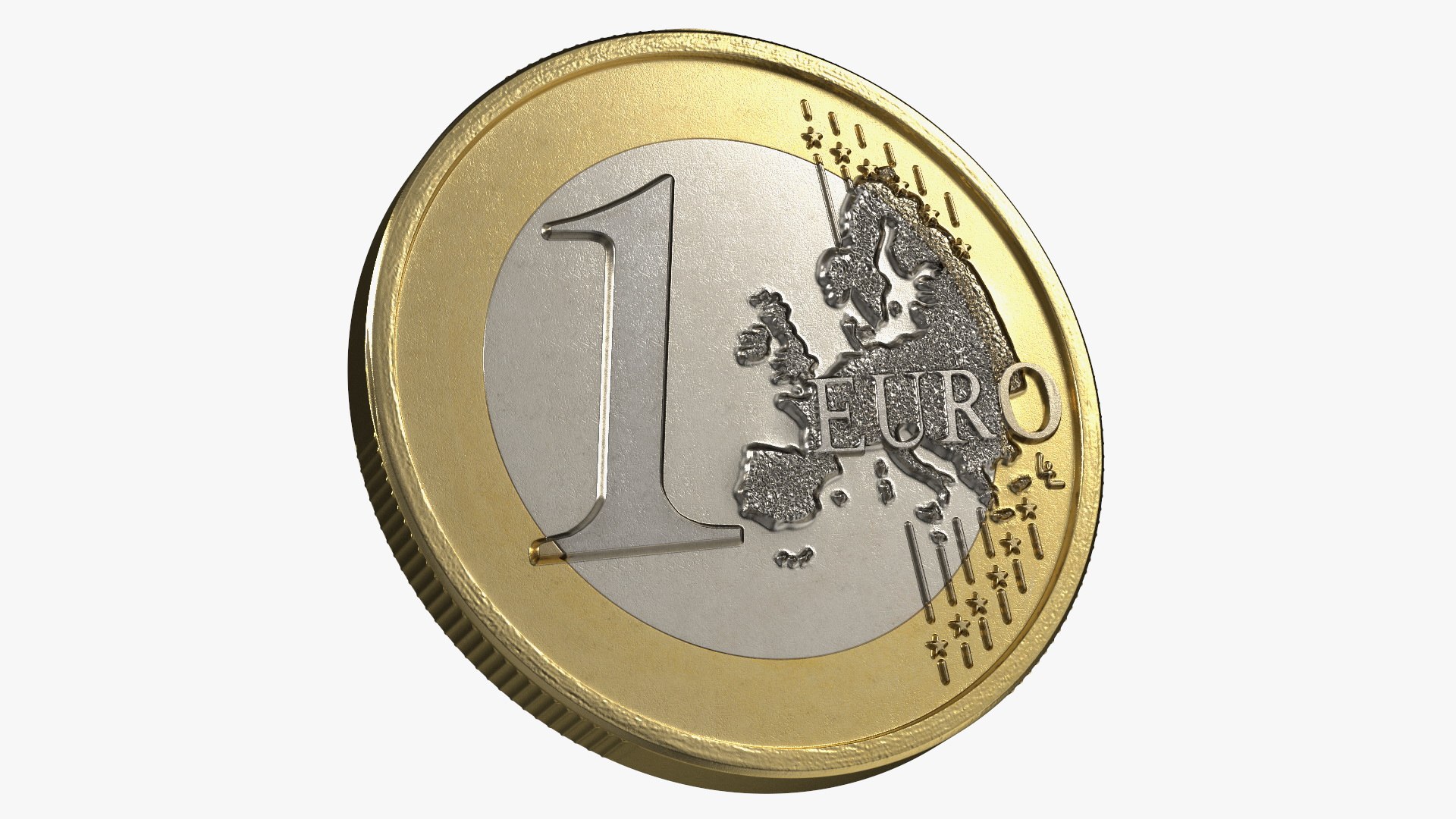 French 1 Euro Coin model - TurboSquid 2133640