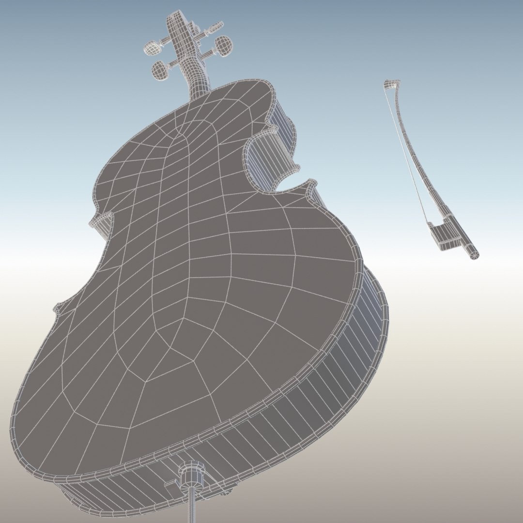 3d Cello Model