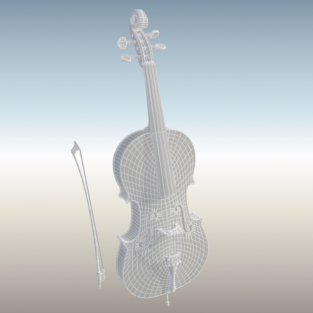 3d Cello Model