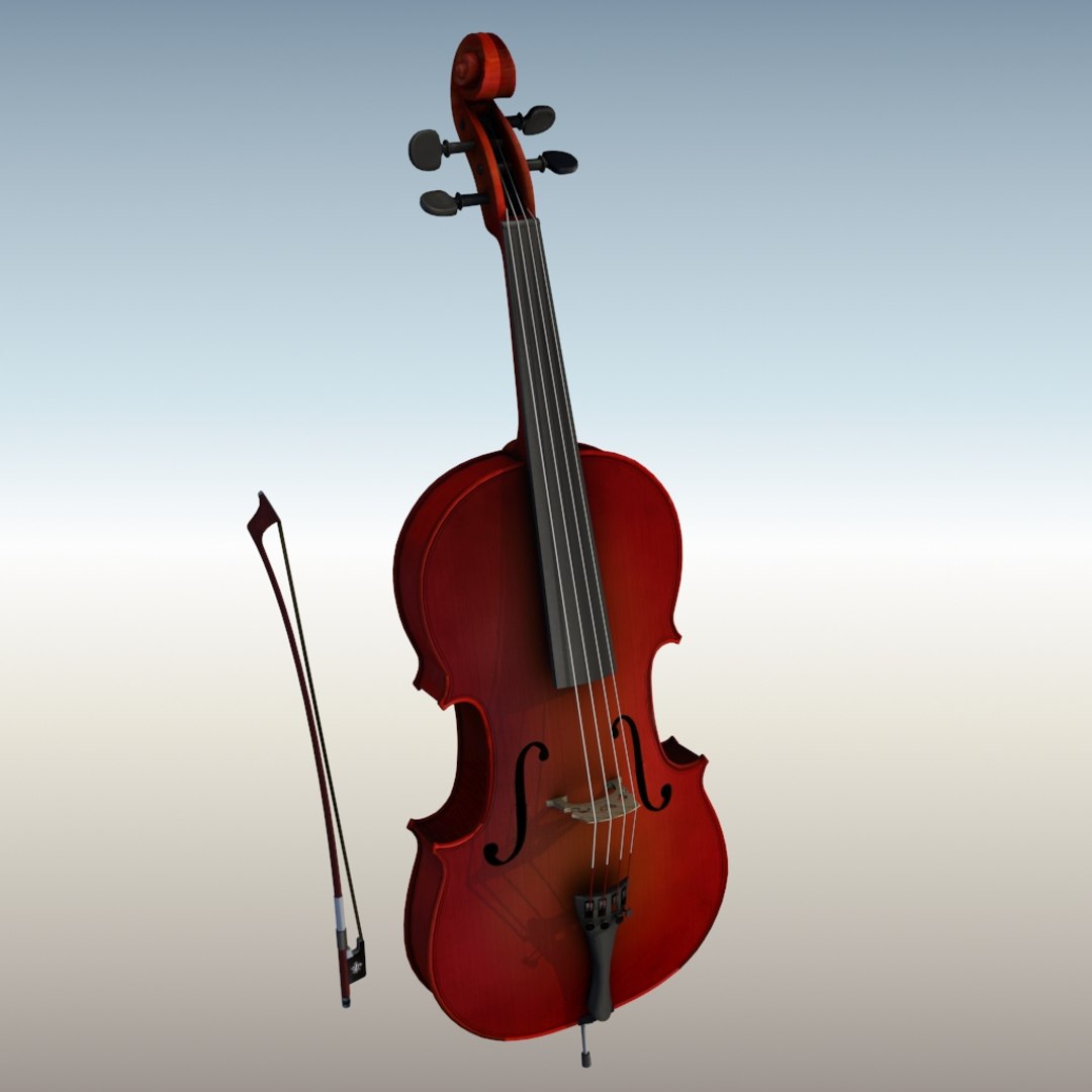 3d Cello Model