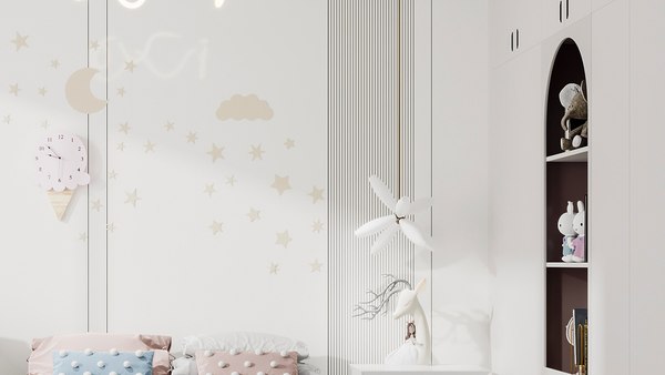 3D Modern children's room model - TurboSquid 1744244