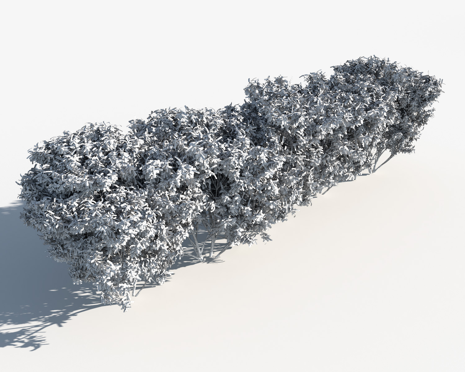 3D shrub hedges - TurboSquid 1152396