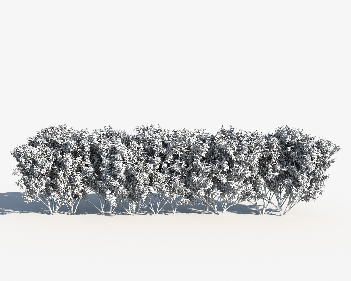 3D shrub hedges - TurboSquid 1152396