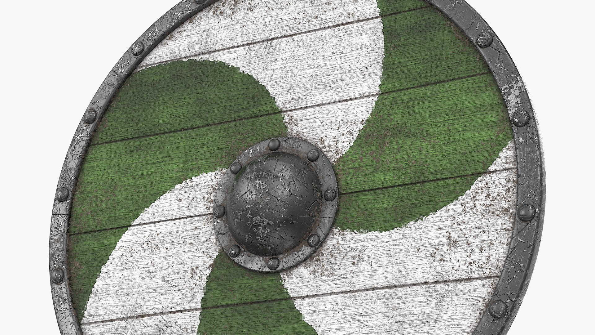 3D Viking Shield V1 Design 4 Model - TurboSquid 2283973