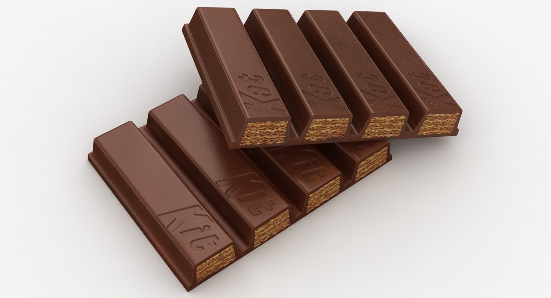 3D realistic kit kat model - TurboSquid 1327440
