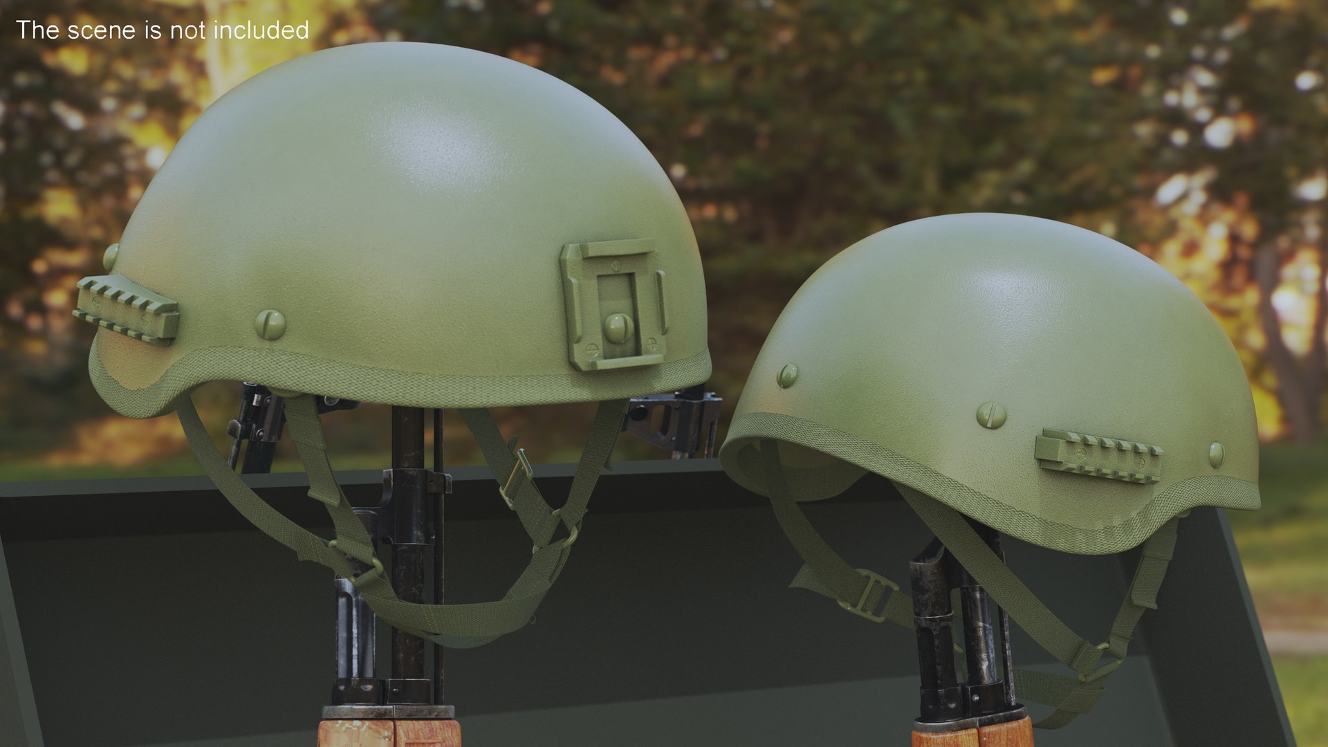3D Helmet 6B47 Ratnik Green - TurboSquid 2016277
