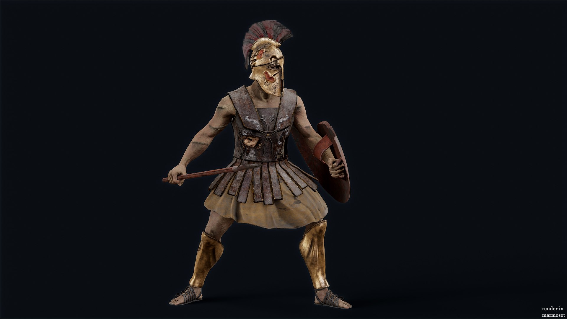 UNDEAD SPARTAN HOPLITE PACK 3D Model - TurboSquid 2344072