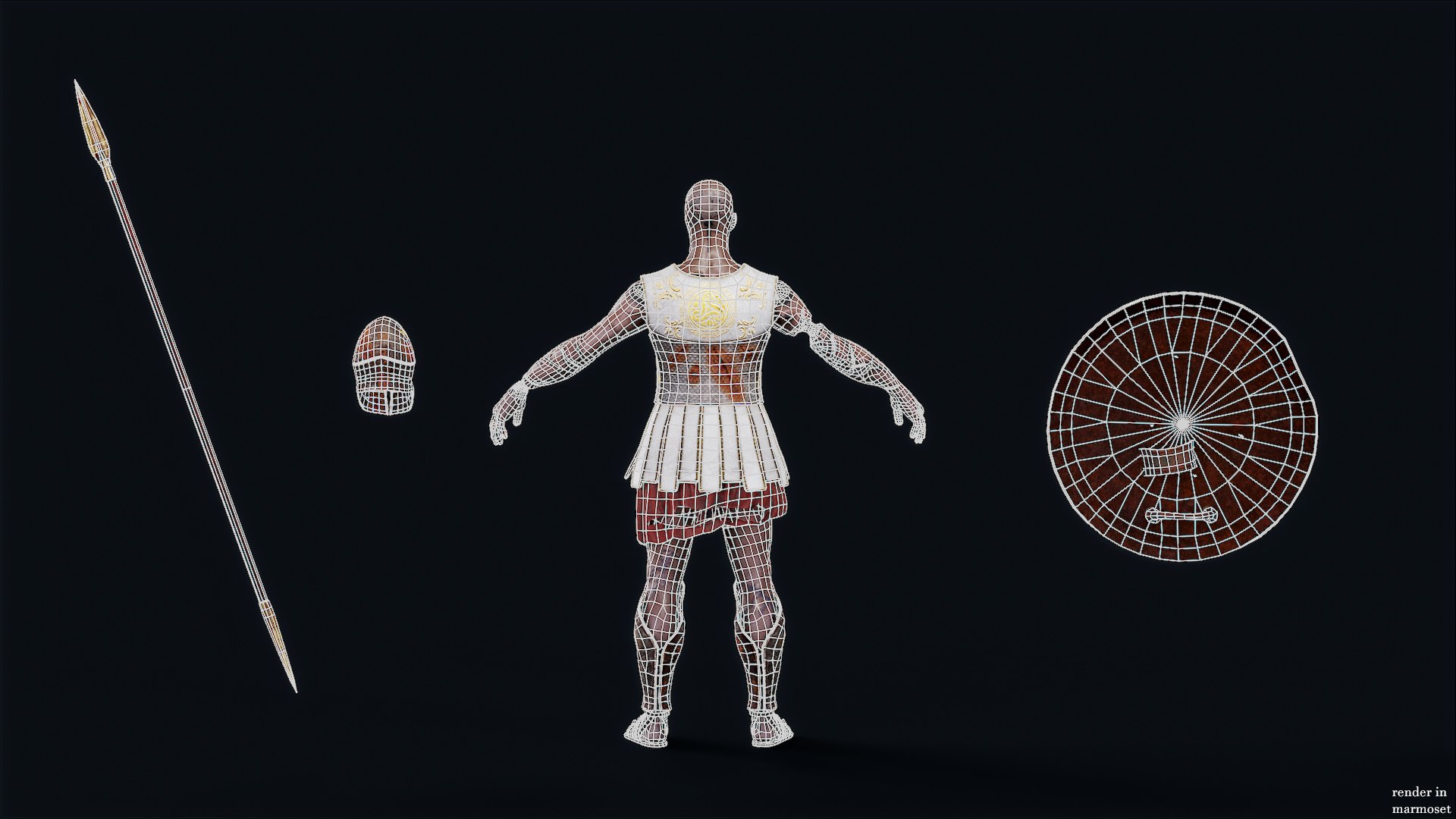 UNDEAD SPARTAN HOPLITE PACK 3D Model - TurboSquid 2344072