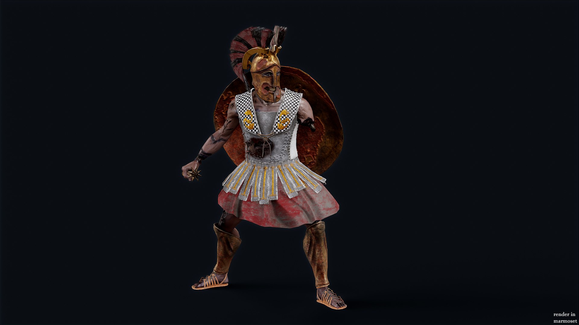 UNDEAD SPARTAN HOPLITE PACK 3D Model - TurboSquid 2344072