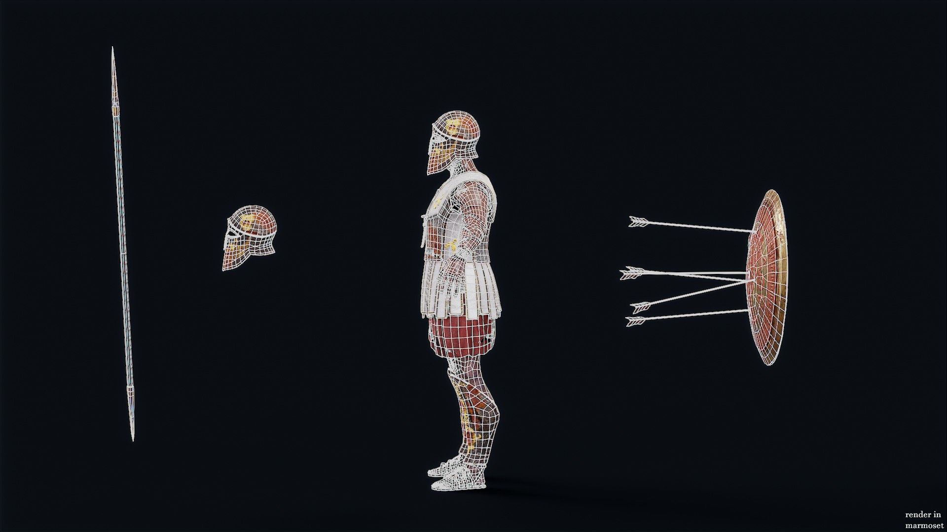 UNDEAD SPARTAN HOPLITE PACK 3D Model - TurboSquid 2344072